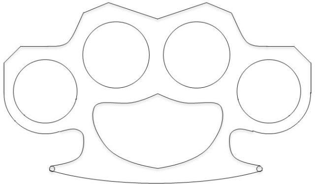 Pin Knuckle Duster Templates Image Graphic Code On Pinterest