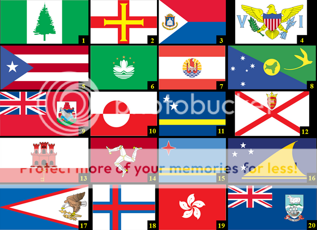 Flags of Non-Countries Quiz - By zaphenath