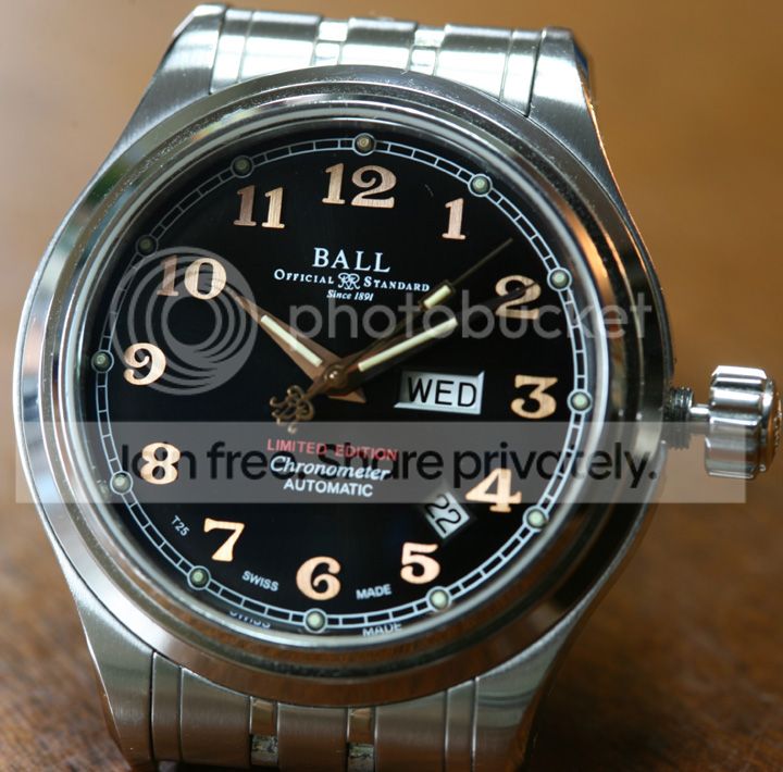 BALL Trainmaster Cleveland Express Special Edition, Black Dial, Gold ...